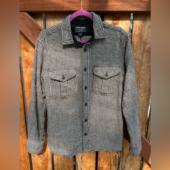 Filson | Shirts | Filson Houndstooth Wool Flannel | Poshmark